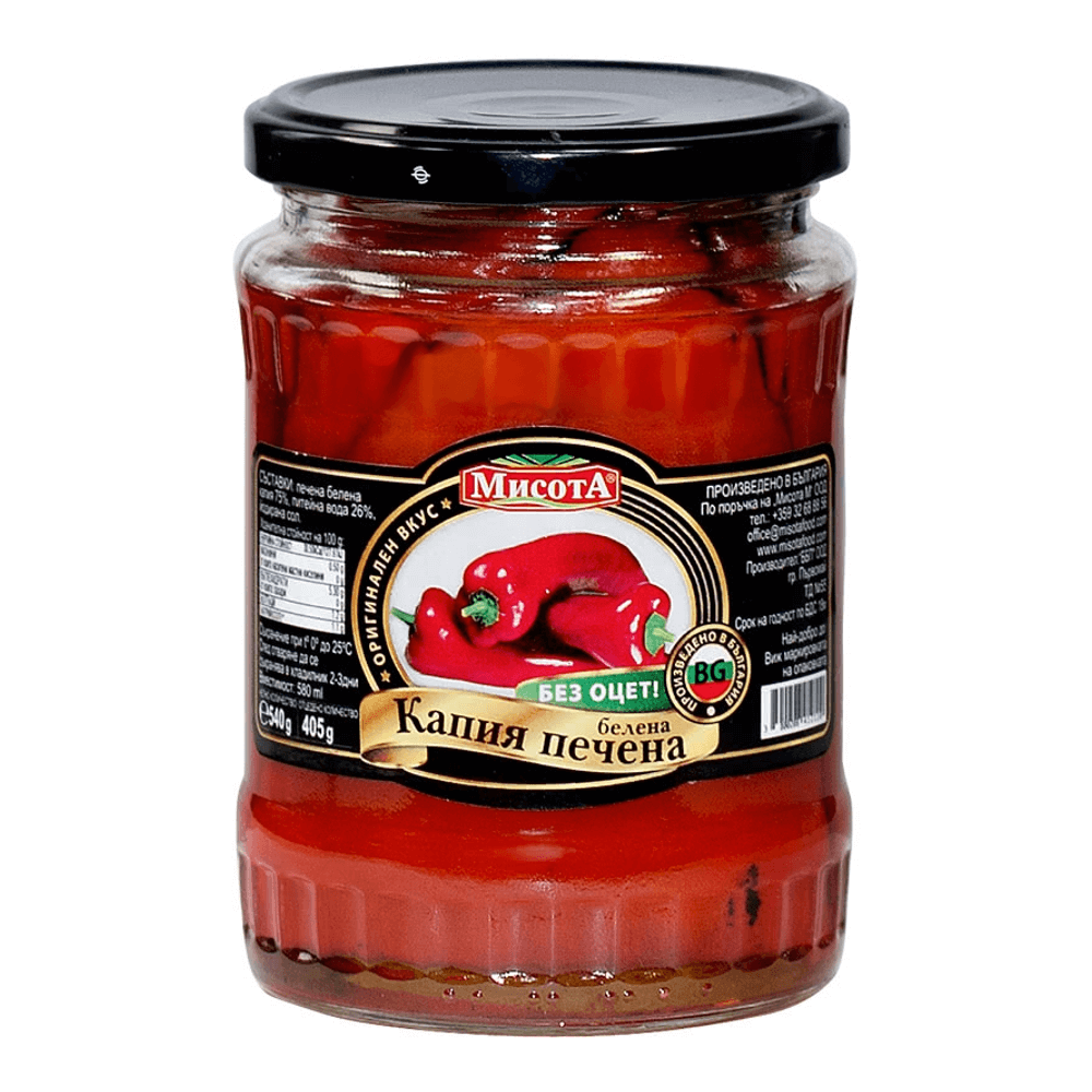 Misota Roasted Bell Peppers | 380 g