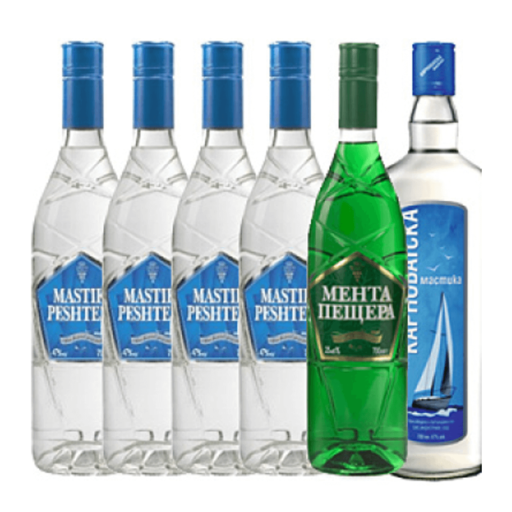 Peshtera Mastika & Menta 0,7l Set | 4.2 l