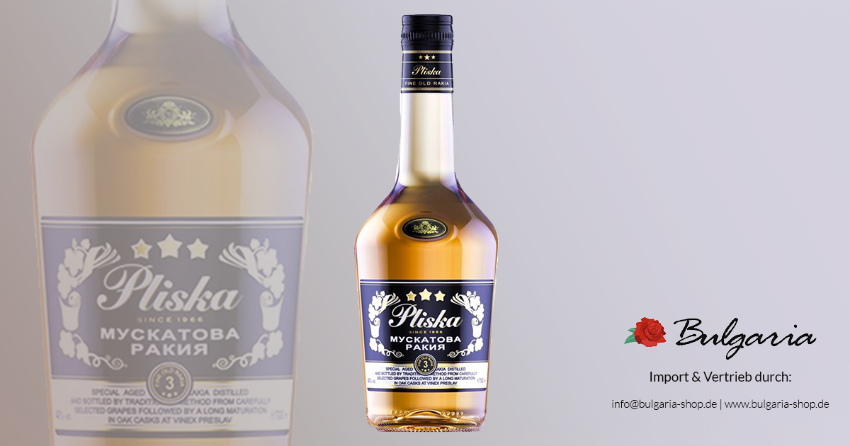 Vinex Preslav Pliska Muskatova Rakija 3 YO | 0.7 l